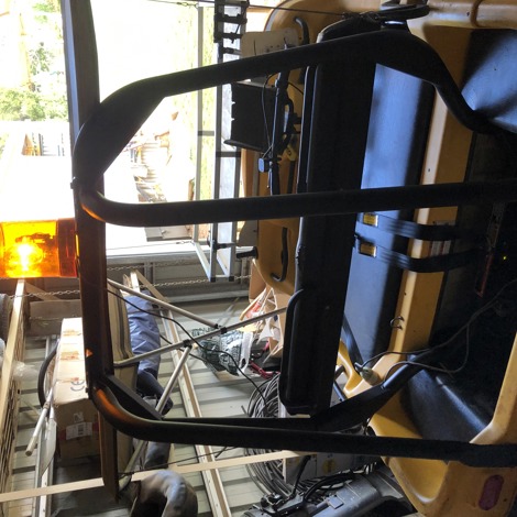 Argo roll-cage and flashing light | Groundwater Imaging, Dubbo